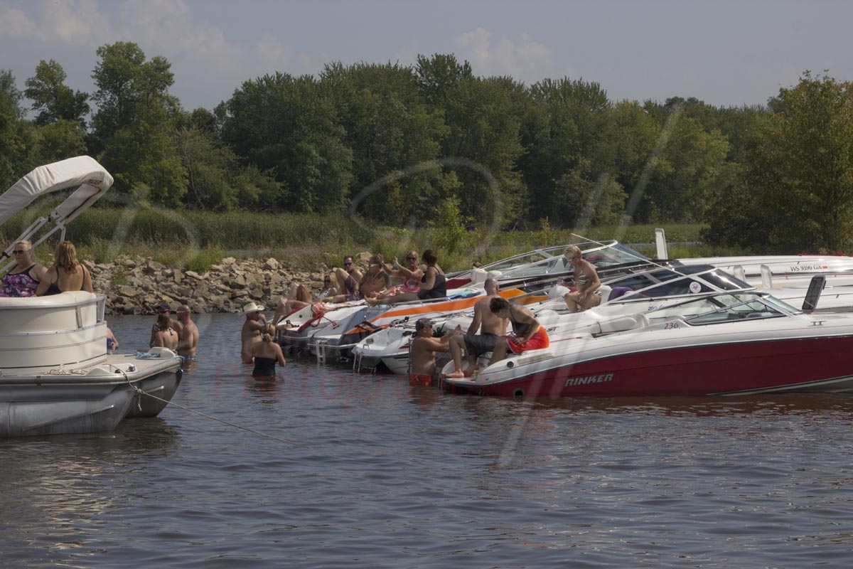 Lake Winnebago Barge Party Photos